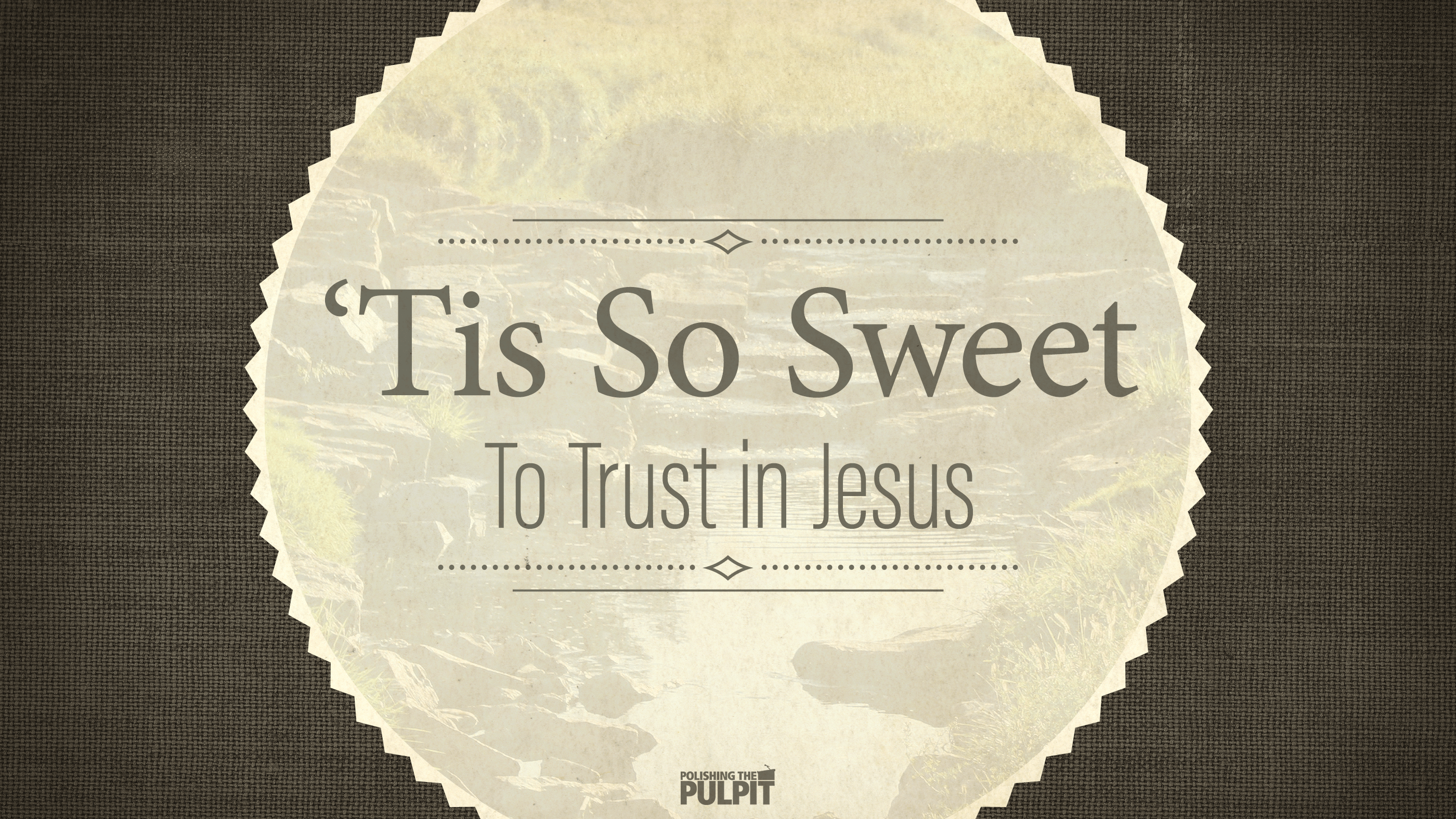 Video ‘tis So Sweet To Trust In Jesus Glenn Colley Polishing The